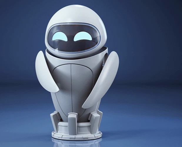 EVE 3D FROM WALL-E Disney Resin 3d printed DIY action figure model kit ...