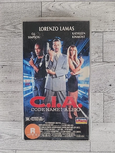 CIA &CODE NAME: Alexa" VHS 1990s B-Movie OJ Simpson Former Rental ...