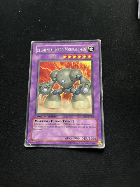 YUGIOH ELEMENTAL HERO Mudballman Mdp2-En002 Rare £1.57 - PicClick UK