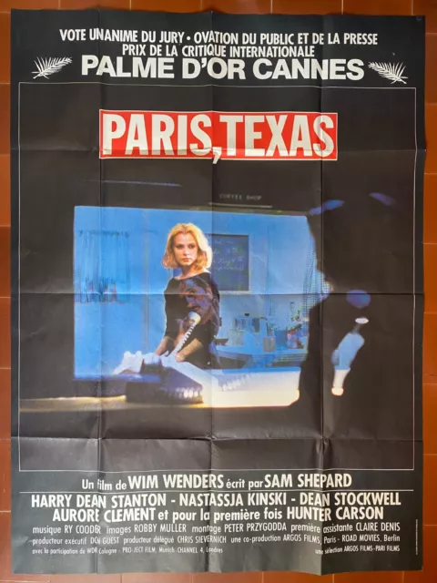 Affiche Paris Texas Nastassja Kinski Wim Wenders Harry Dean Stanton 120x160cm Eur 18000