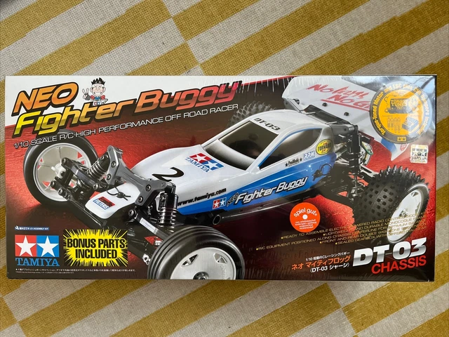 TAMIYA 58587 NEO Fighter Buggy DT-03 RC Car Kit WITH Tuned Motor & ESC. *New* £92.00 - PicClick UK