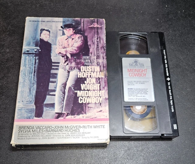 MIDNIGHT COWBOY (VHS, 1969) Dustin Hoffman Rare Drama MGM Big Book Box ...