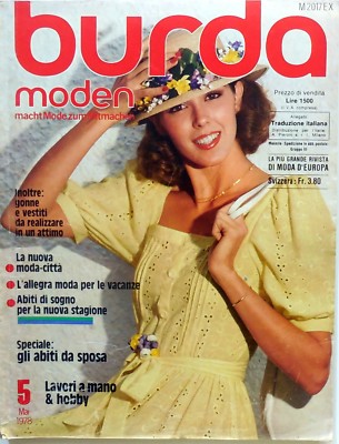 RIVISTA MAGAZINE BURDA Moden 5 Maggio 1978 + Allegato Italiano EUR 10,90 - PicClick IT