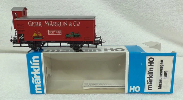 MARKLIN SPECIAAL MUSEUMSWAGEN 1989 met opstaand remmersuis nieuw ! EUR 34,00 - PicClick FR