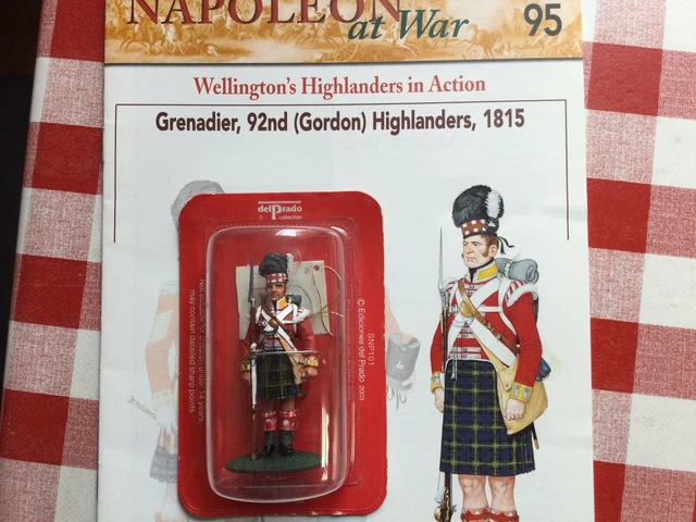 NAPOLEON AT WAR Figure #95 Grenadier 92nd Gordon Highlanders 1815 £5.00 ...