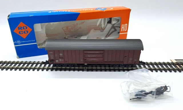 ROCO 1:87 H0 4358 Schwenkdachwagen der DB in OVP selten EUR 17,90 ...