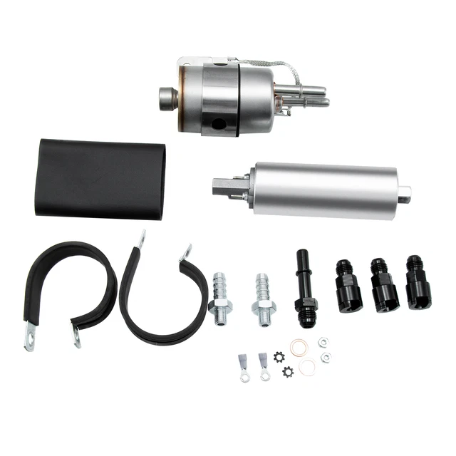 LS FUEL FILTER+ Regulator EFI Fuel Pump Kit 6-AN Fittings Engine Swap ...