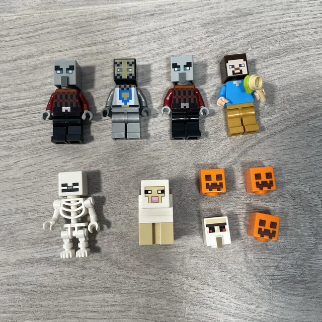 LEGO MINECRAFT MINIFIGURES Minifig Bundle, Figures Weapons And More EUR ...