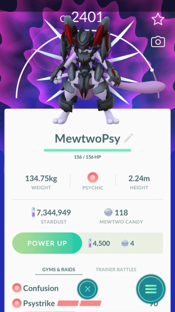 POKÉMON TRADE GO - Armored Mewtwo Legacy Psystrike PVP Ultra (30days as ...