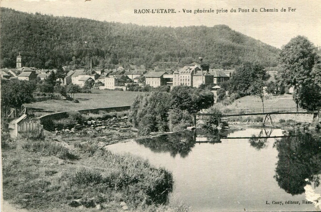 CARTE RAON L'ETAPE Vue générale prise du Pont du Chemin de Fer EUR 5,00 - PicClick FR