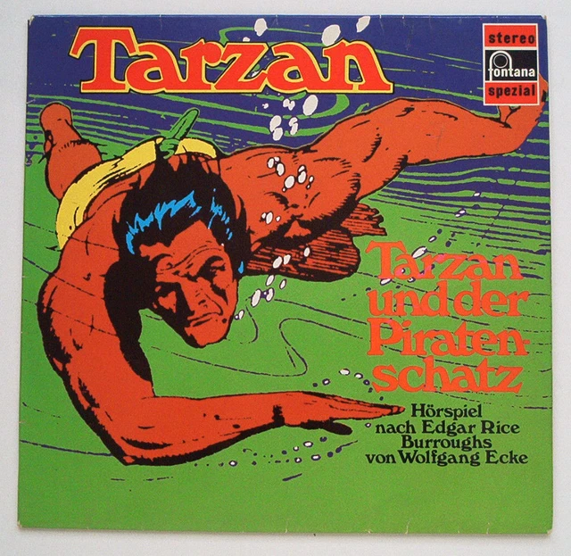 TARZAN HÖRSPIELE 1971 Fontana Stereo Spezial LP Tarzan und der ...