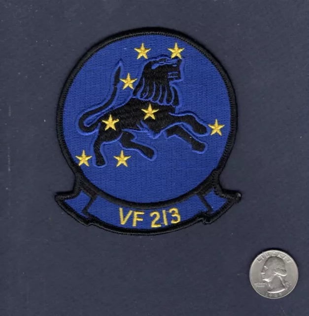VF-213 BLACK LIONS US NAVY Grumman F-14 TOMCAT Fighter Squadron Patch ...