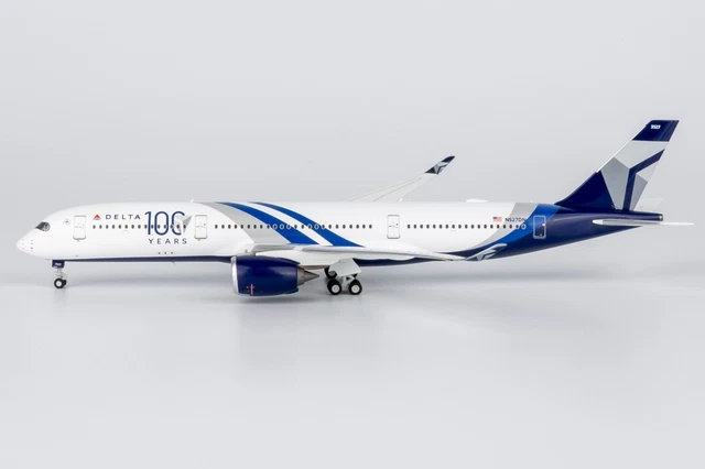 DELTA AIRLINES AIRBUS A350-900 N527DN 100th anniversary NG Models 1:400 ...