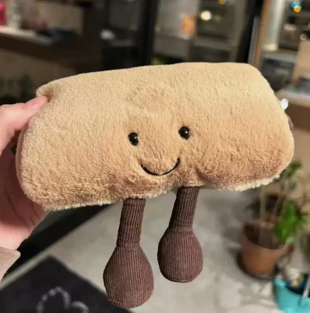 ADORABLE JELLYCAT AMUSEABLE Chocolate Bread Plush - Super Soft Toy, New ...