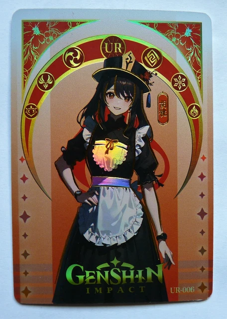 RARE CARTE UR SEXY GIRL MANGA GAME HOLO Genshin Impact Hu Tao EUR 5,00 ...