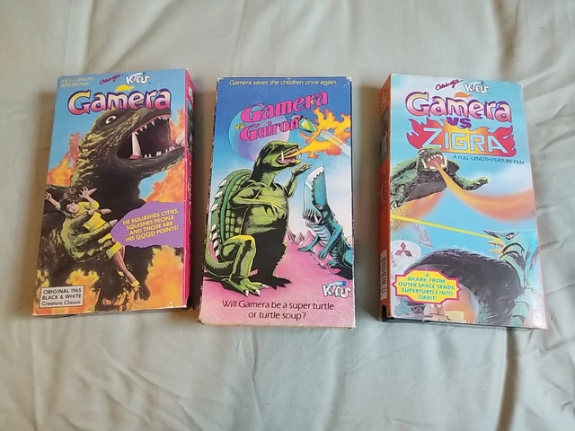 CELEBRITY'S VHS GAMERA, Vs Guiron, Vs Zigra £37.75 - PicClick UK
