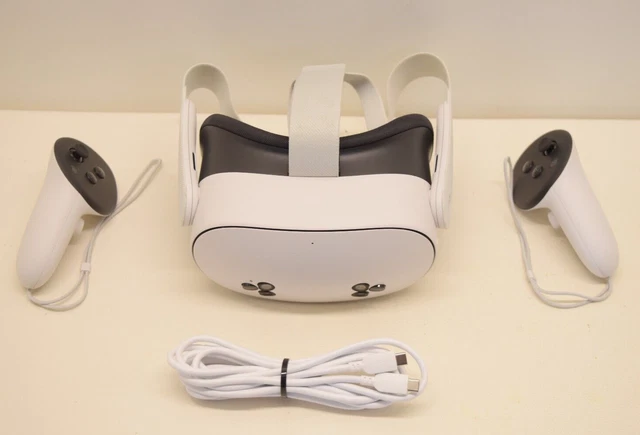 META QUEST 3S 128GB Standalone All-in-One VR Headset P97 w/Controllers $346.20 - PicClick CA