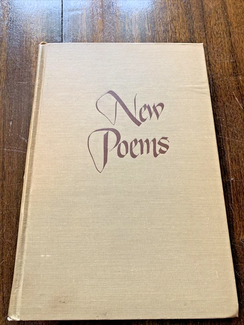 1948 NEW POEMS by Mark Van Doren Antique Poetry Book William Sloane ...