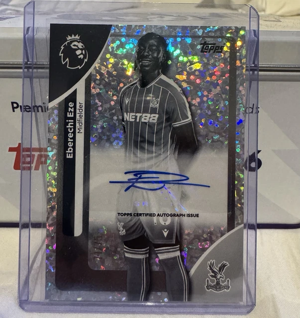 TOPPS PREMIER LEAGUE 2026 Eberechi Eze Autograph Black & White Auto £55 ...