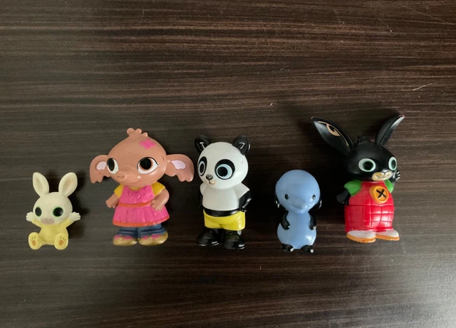 CBEEBIES BING BUNNY Pando Sula Flop and Charlie Figures Bundle Playset ...