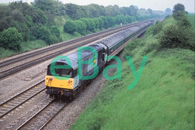 35MM RAILWAY SLIDE of Class 58 58009 @ Moreton Cutting £4.99 - PicClick UK