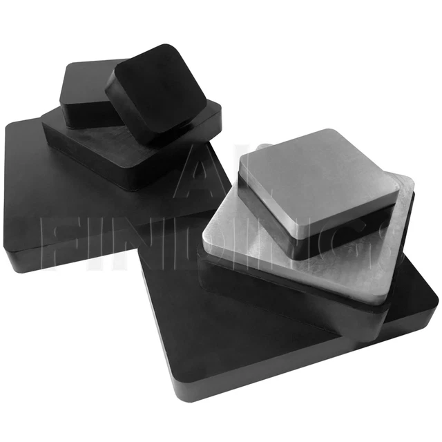 RUBBER, STEEL & Rubber Dapping Doming Bench Block Anvil Crafting Tool ...
