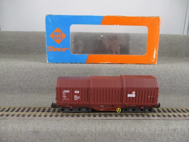 ROCO SPUR H0 46284 Güterwagen Teleskophaubenwagen der DB in OVP3 EUR 27 ...