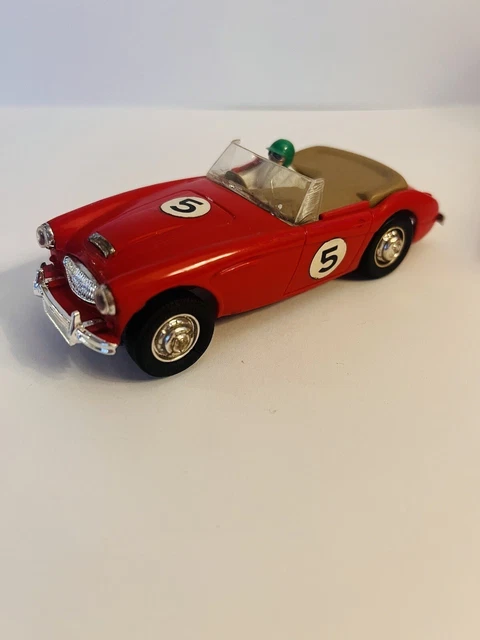 SCALEXTRIC C74 VINTAGE Red Austin Healey 3000 No.5 *read description* £ ...