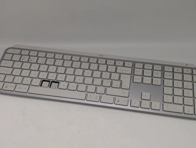 LOGITECH MX KEYS S wireless keyboard low profile Bluetooth pale grey ...