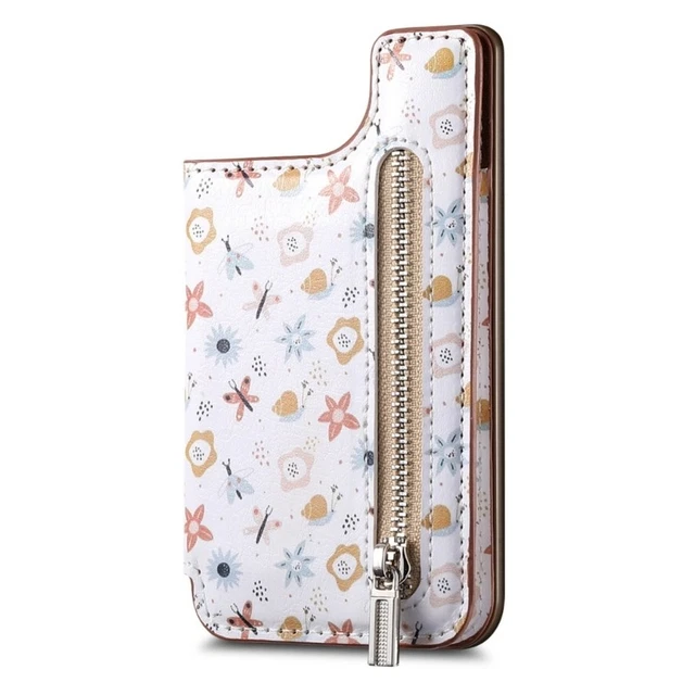MULTIFUNCTIONAL PHONE CARD Holder Blocking Wallet Zippers Pocket for ...