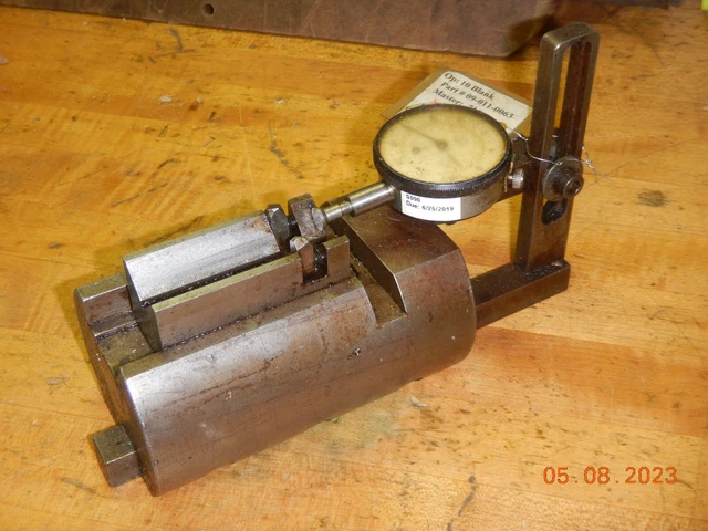 V BLOCK CHECKING Fixture With Mitutoyo Dial Indicator Machinist Tooling ...