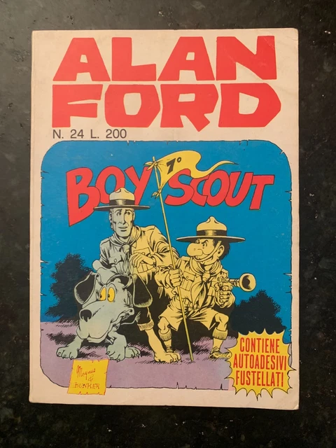 ALAN FORD N. 24 Boy Scout Con Adesivo Non Di Resa 1971 EUR 38,00 ...