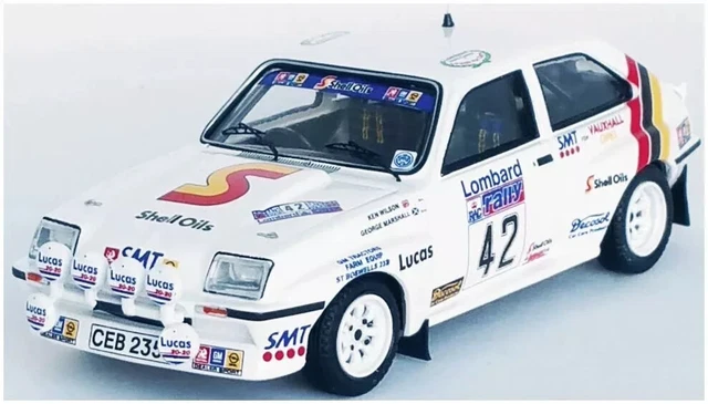 TROFEU 1:43 VAUXHALL Chevette HSR RAC Rally 1983 Marshall /Ken Wilson ...