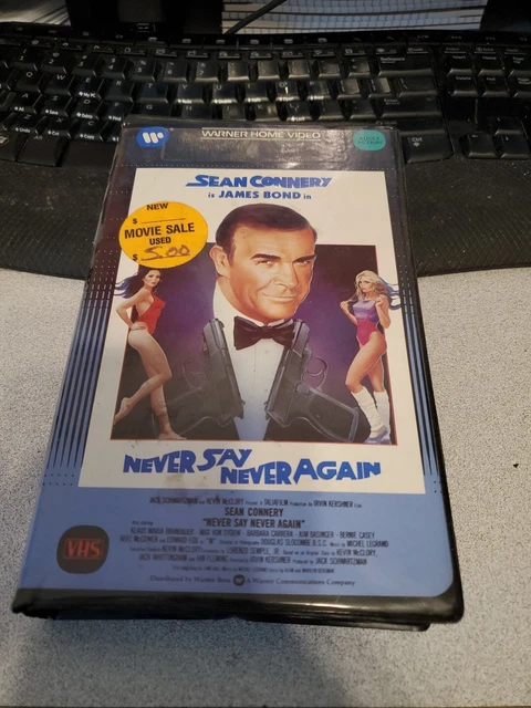 NEVER SAY NEVER Again Vhs Clamshell James Bond Sean Connery 1983 EUR 8 ...