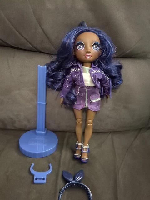 RAINBOW HIGH DOLL Krystal Bailey With Stand And Headband. Beautiful ...