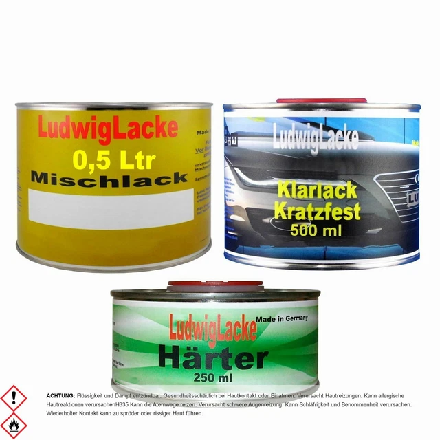 GRIS ALABANDINE 7779 pour Mercedes 1,25 Litre Set Peinture Auto Prêt ...