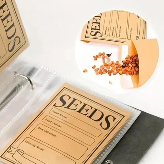 50 PACK ENVELOPES Metal Clasp Storage Box For Gardening Collectors $23. ...