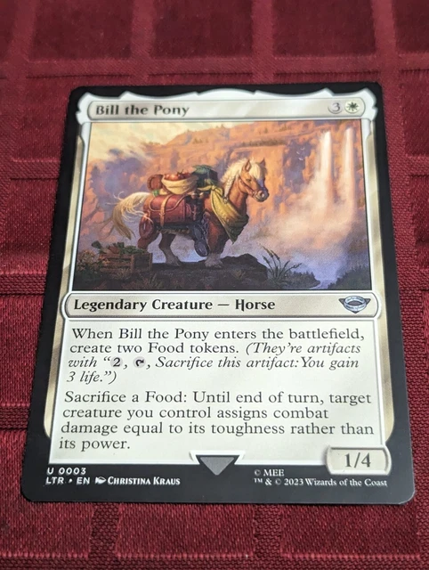 BILL THE PONY MTG The Lord of the Rings: Tales of Middle-Earth Magic ...