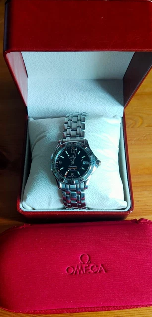 OMEGA SEAMASTER 200M Omegamatic hybrid automatic quartz watch £1,160.00 ...