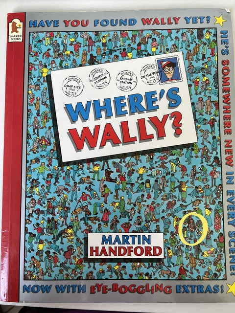 WHERE'S WALLY BY Martin Handford (Picture Hunt Books) Lot of Two Books ...