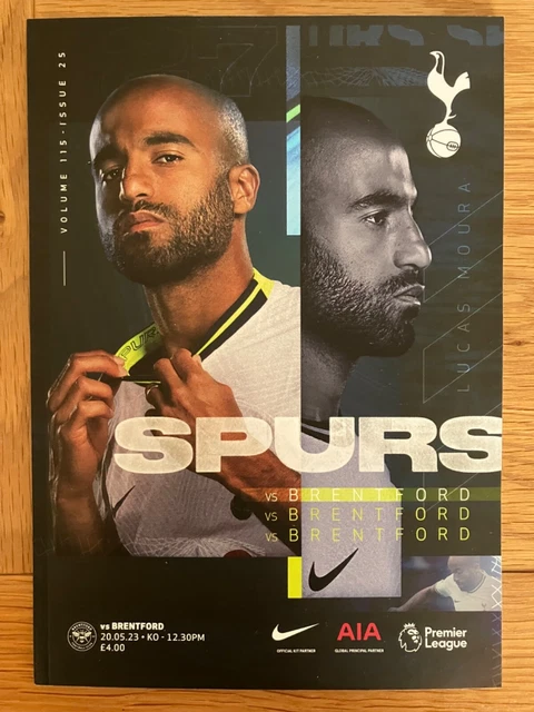TOTTENHAM HOTSPUR 2022-2023 Season Official Home Programmes £4.00 ...