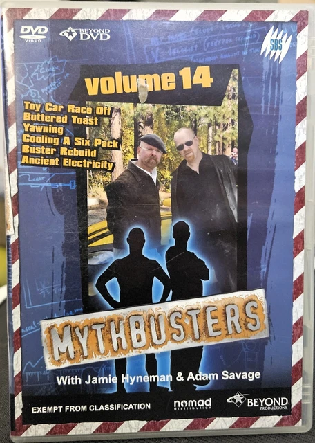 MYTHBUSTERS VOLUME 14 Jamie Hyneman Adam Savage SBS DVD $8.45 - PicClick AU