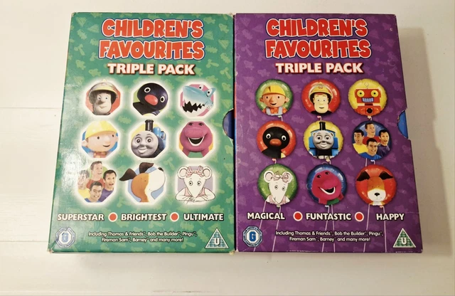 CHILDREN'S FAVOURITES TRIPLE Pack x 2 DVD Set £29.80 - PicClick UK
