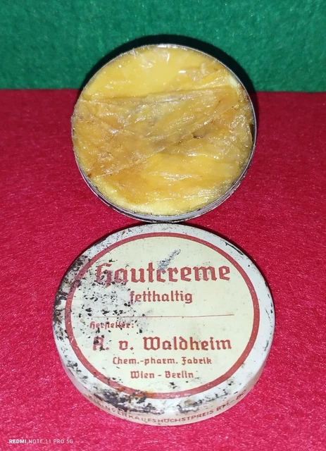 WK2 WW2 GERMAN WH LW Fallschirmjager First Aid kit Creme 1943 "Sicily ...
