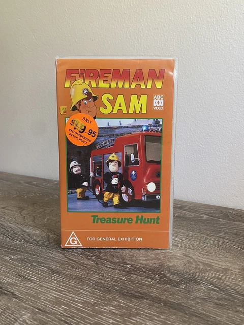 FIREMAN SAM - Treasure Hunt (VHS, 1991) ABC Kids Video John Alderton £4 ...