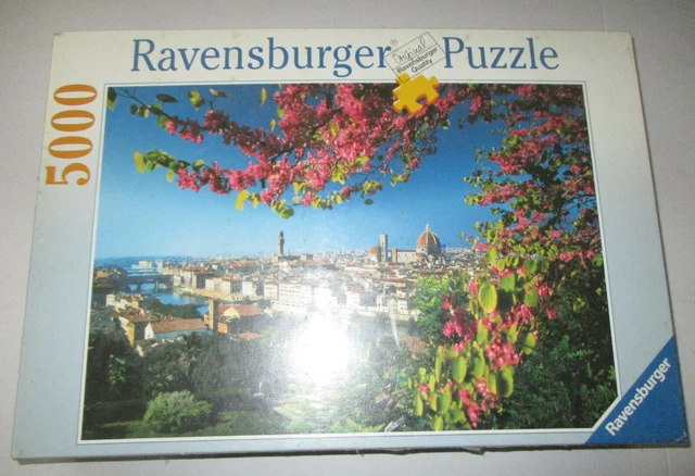 RAVENSBURGER PUZZLE 17421 View Over Arno And Old Town Florence 5000 ...
