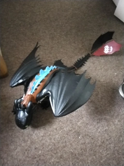 HOW TO TRAIN Your Dragon Mega Toothless Large Toy Figure 24" Spin ...