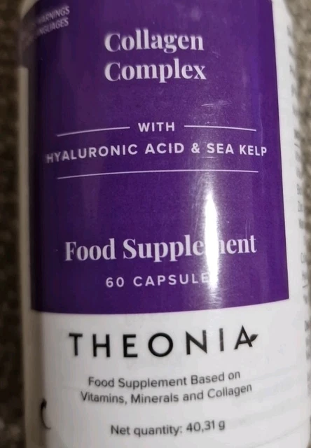 THEONIA COLLAGEN COMPLEX with Hyaluronic Acid & Sea Kelp Food ...