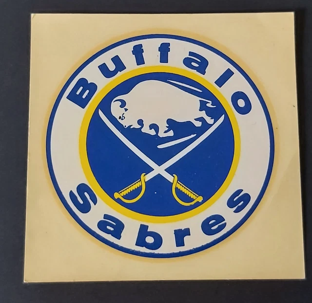 VINTAGE 1970 BUFFALO Sabres Water Slide NHL Team Logo Decal First ...