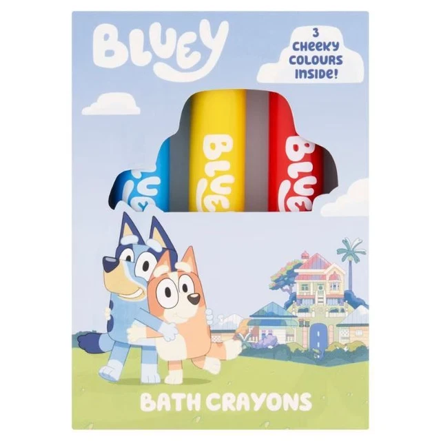 BLUEY BATH SOAP crayons 3 x 3g £3.99 - PicClick UK
